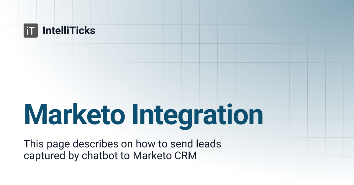 Marketo Integration | IntelliTicks